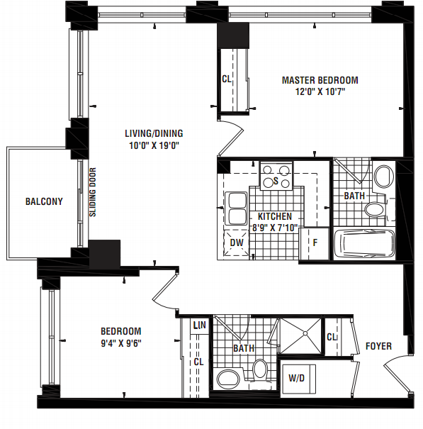 London on the Esplanade | 2be | Floor Plans and Pricing