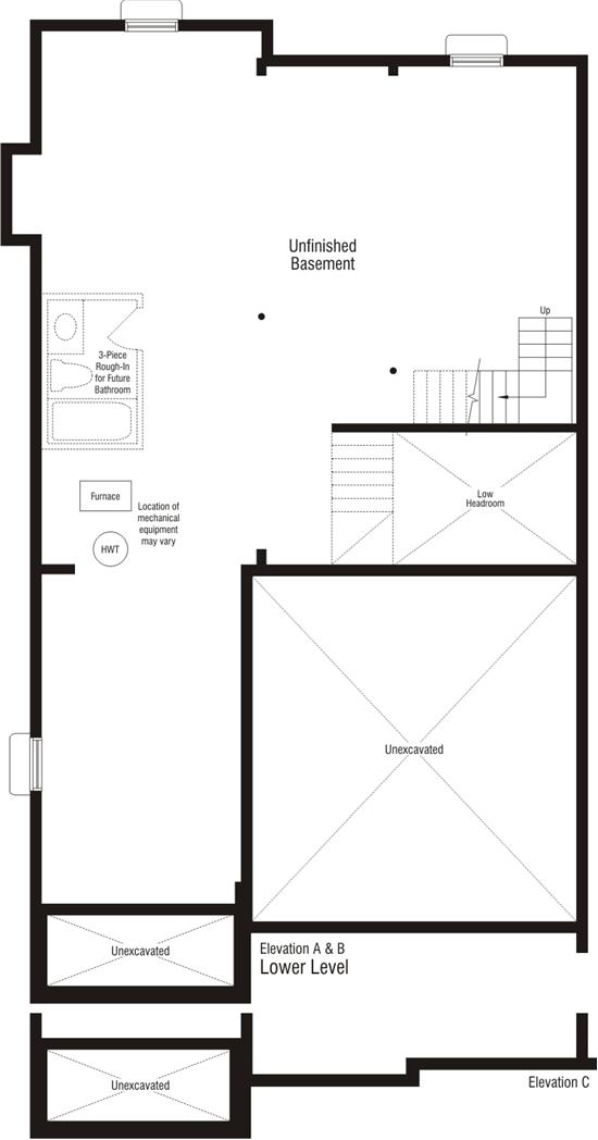 Nichols Manor - Rockwell Elevation A Floor Plan, Markham ON | Livabl