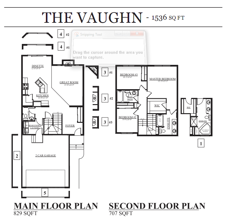 The Village at Schonsee Phase 4 - The Vaughan Floor Plan, Edmonton AB ...