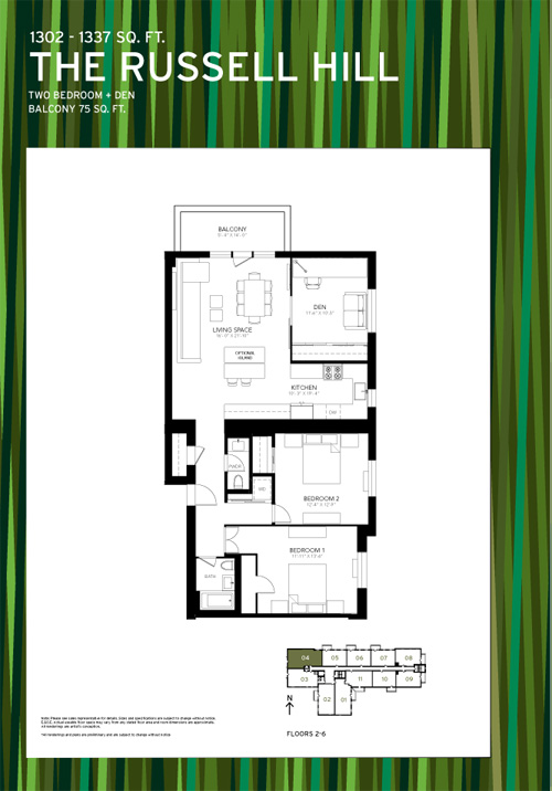 The Courtyards of Upper Forest Hill | The Russell Hill | Floor Plans ...