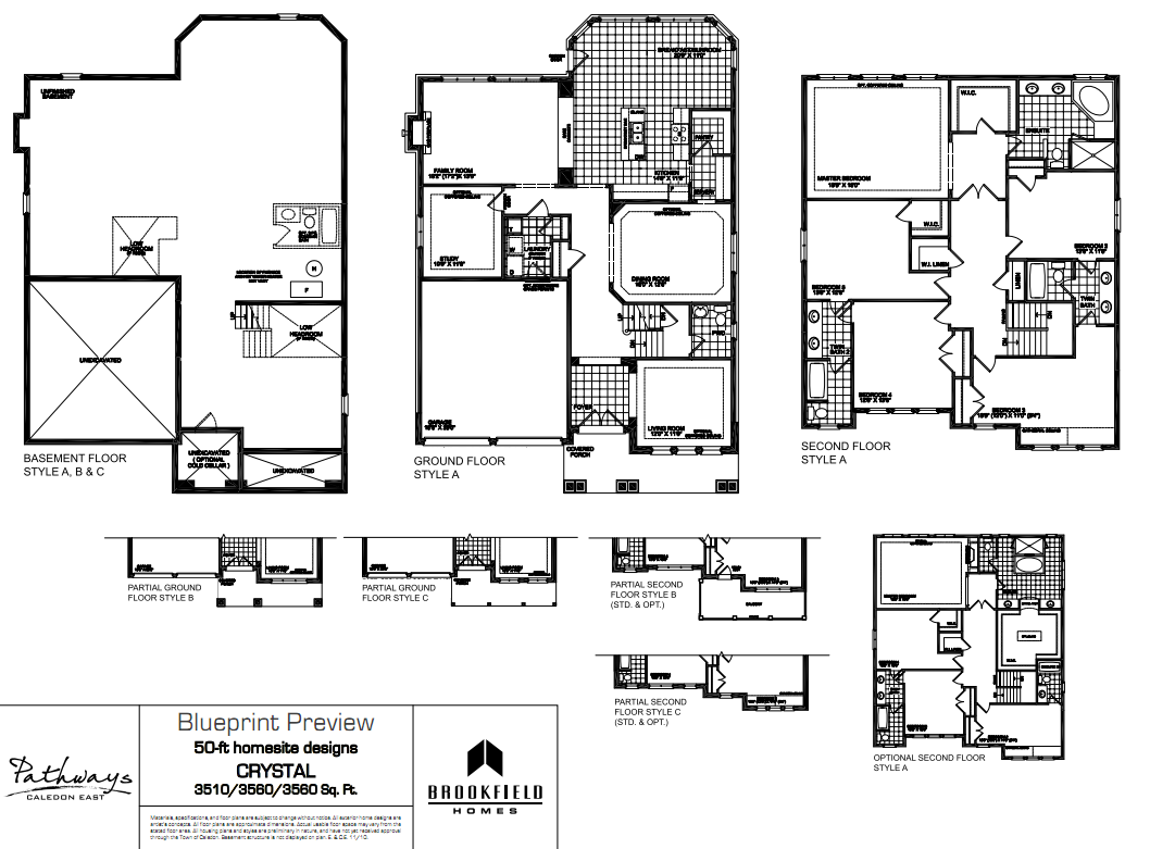 Pathways Caledon East - Phase 1 | Crystal (Five Bedroom) | Floor Plans ...