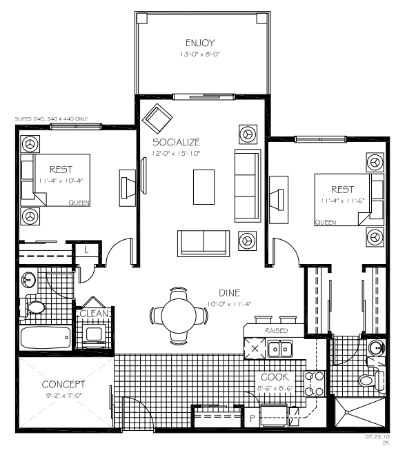 Urban Village - Symmetry Floor Plan, Edmonton AB | Livabl