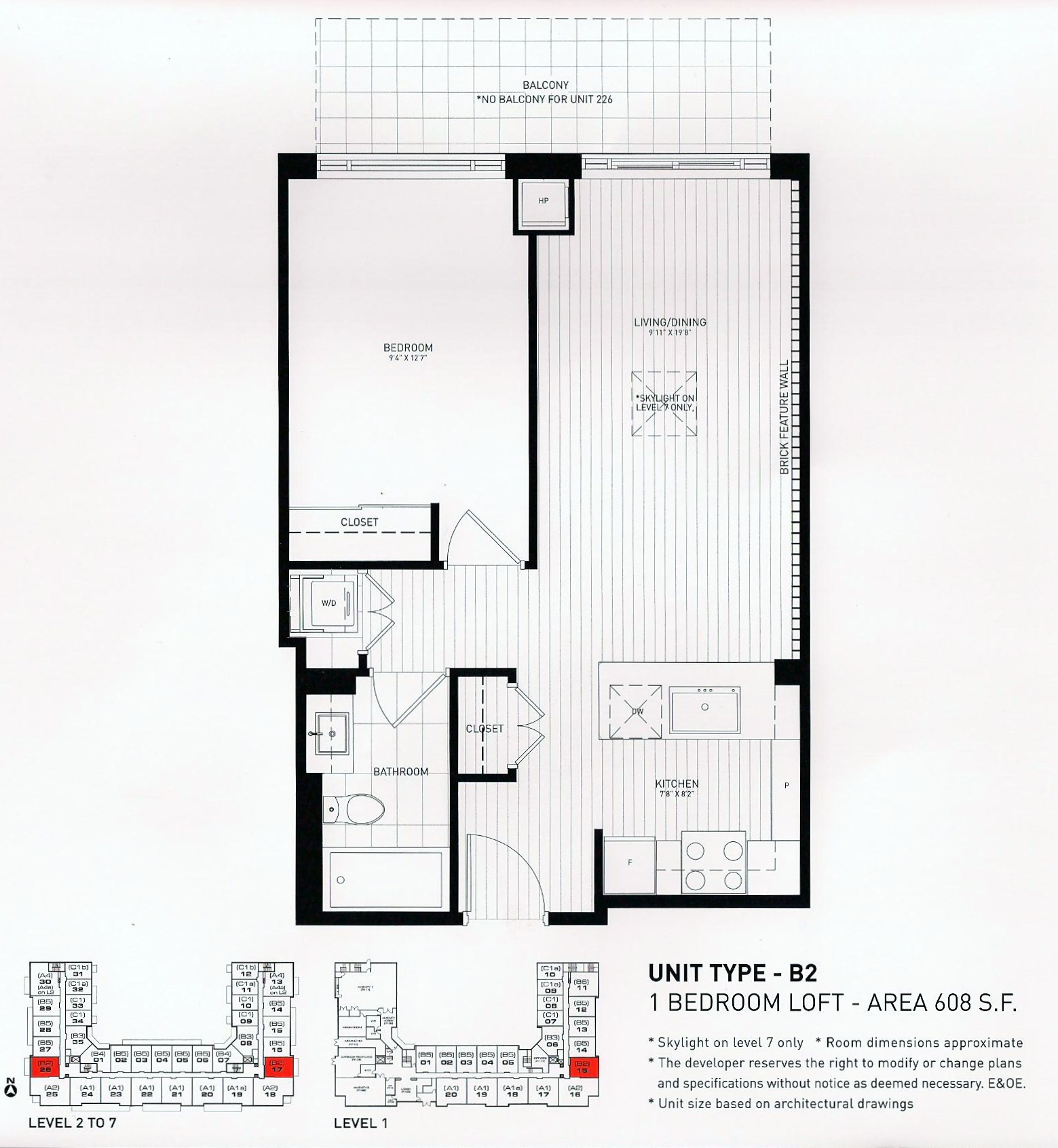 Showcase Lofts - B2 Floor Plan, Toronto ON | Livabl
