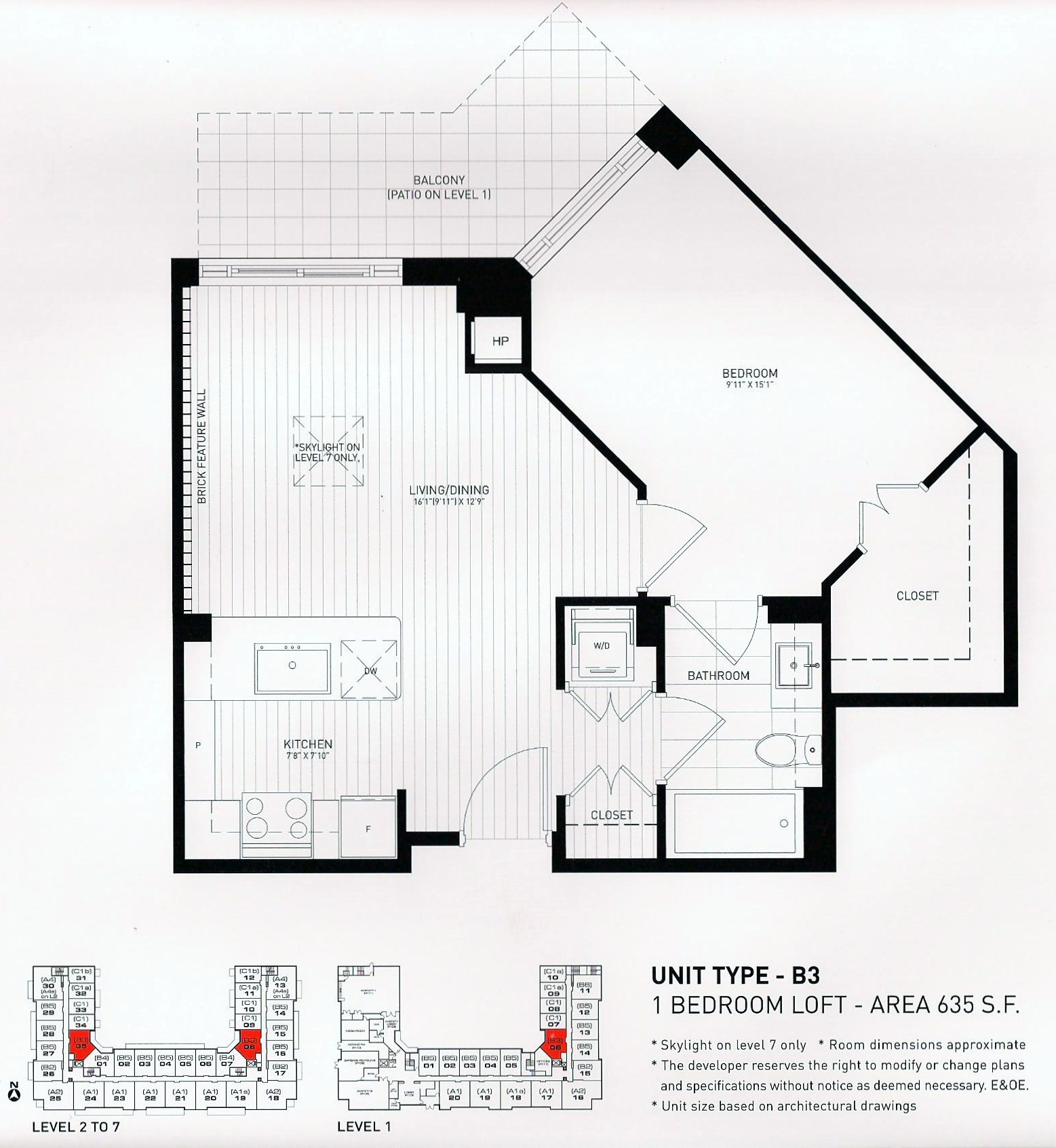 Showcase Lofts | B3 | Floor Plans and Pricing