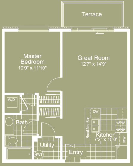 Ampersand - Alpha Floor Plan, Ottawa ON | Livabl