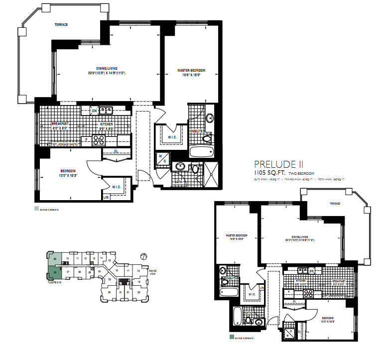 Aria Condominiums Phase 2 - Prelude II-R Floor Plan, Toronto ON | Livabl