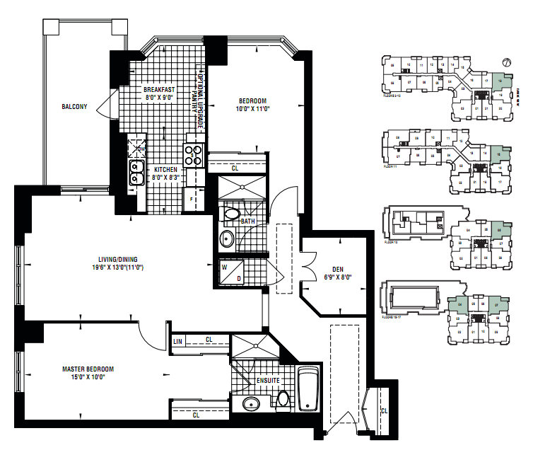 Aria Condominiums Phase 2 - Bravo II Floor Plan, Toronto ON | Livabl