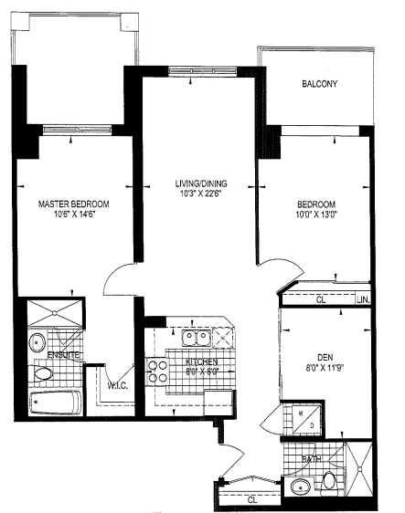 Aria Condominiums | 2G+D | Floor Plans and Pricing