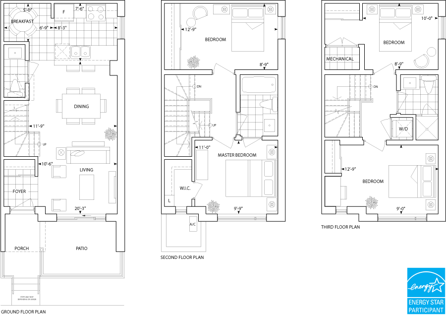 Townhomes at Metrogate - 4B Floor Plan, Toronto ON | Livabl