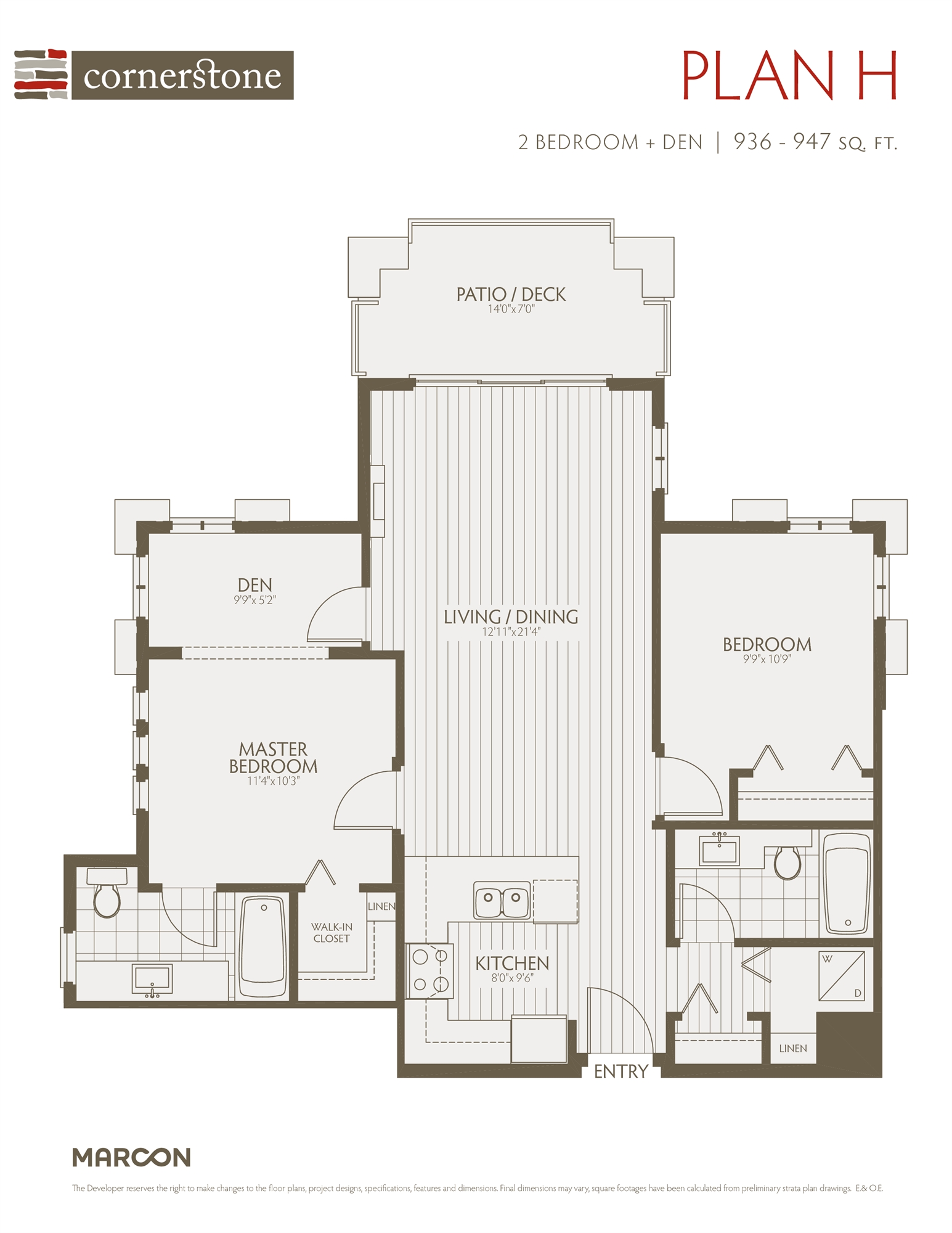 Cornerstone Langley | H | Floor Plans and Pricing