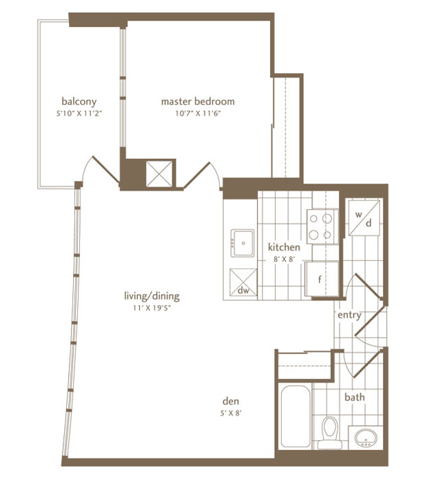 The Residences at Parkside Village - Maple Floor Plan, Mississauga ON ...