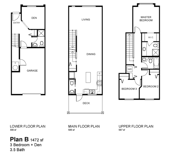 Fleetwood Mews | Plan B | Floor Plans and Pricing