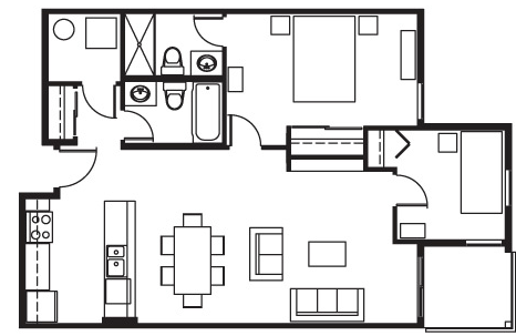 Solei Terrace - Plan G Floor Plan, Delta BC | Livabl