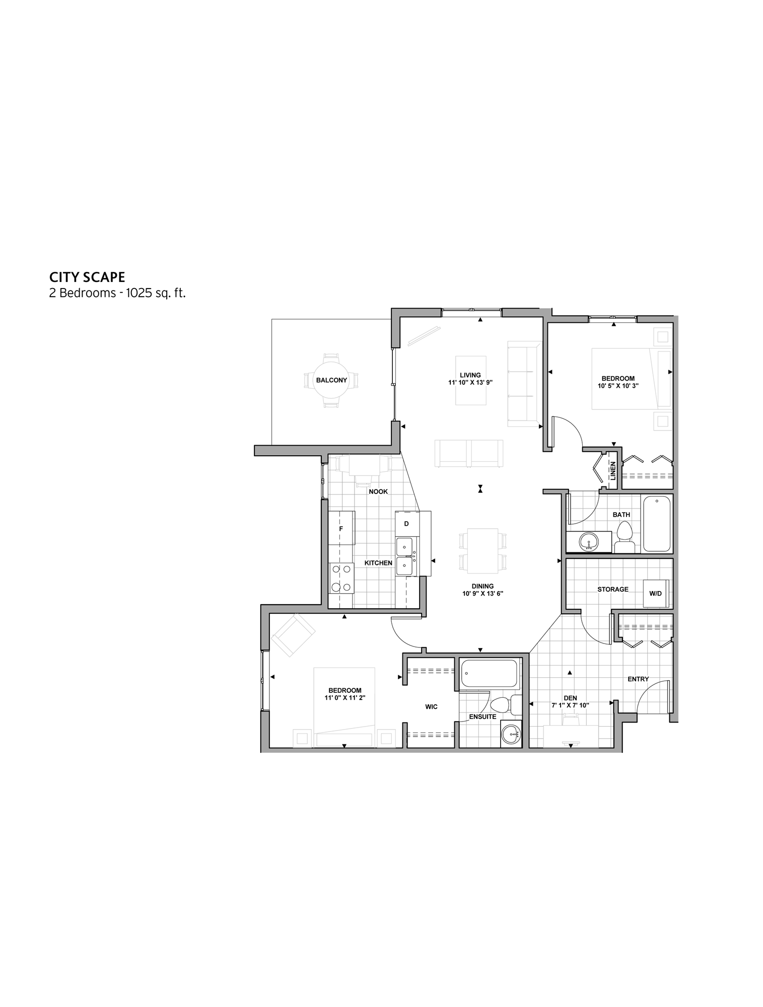Encore Condos at Kincora - City Scape Floor Plan, Calgary AB | Livabl
