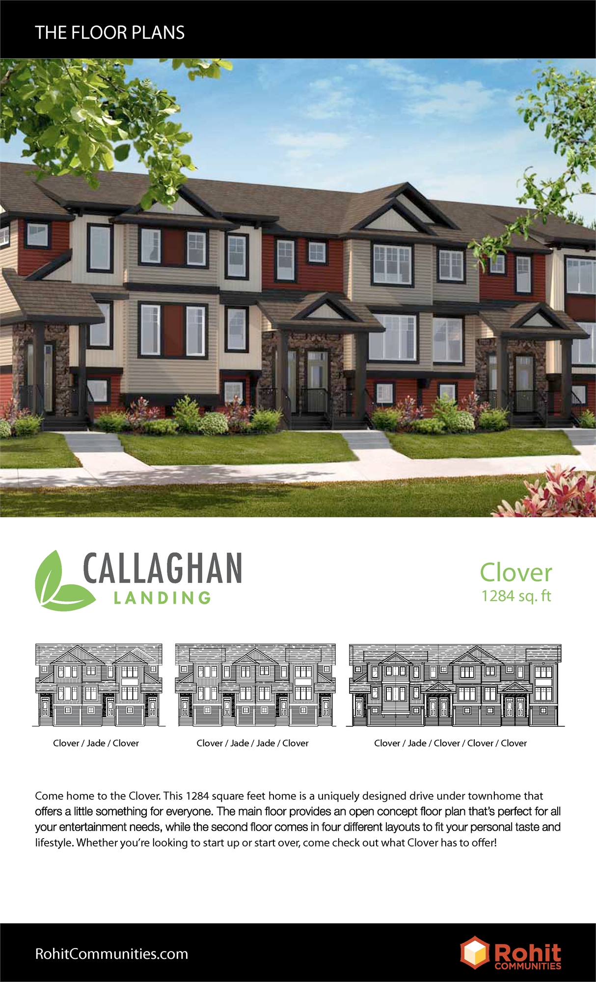 Callaghan Landing Phase 1 - Clover Floor Plan, Edmonton AB | Livabl