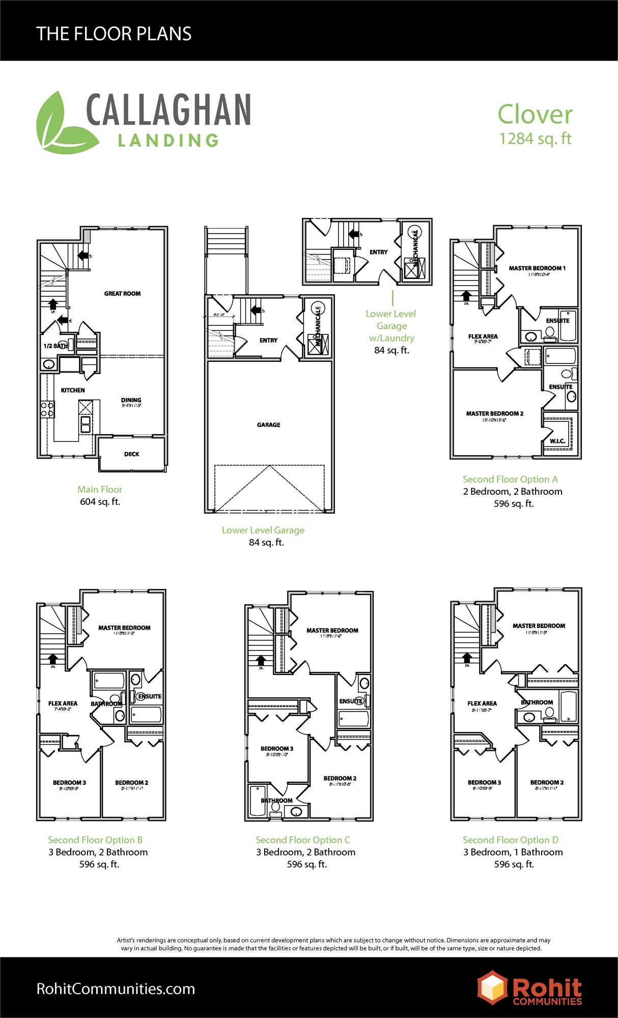 Callaghan Landing Phase 1 | Clover | Floor Plans and Pricing