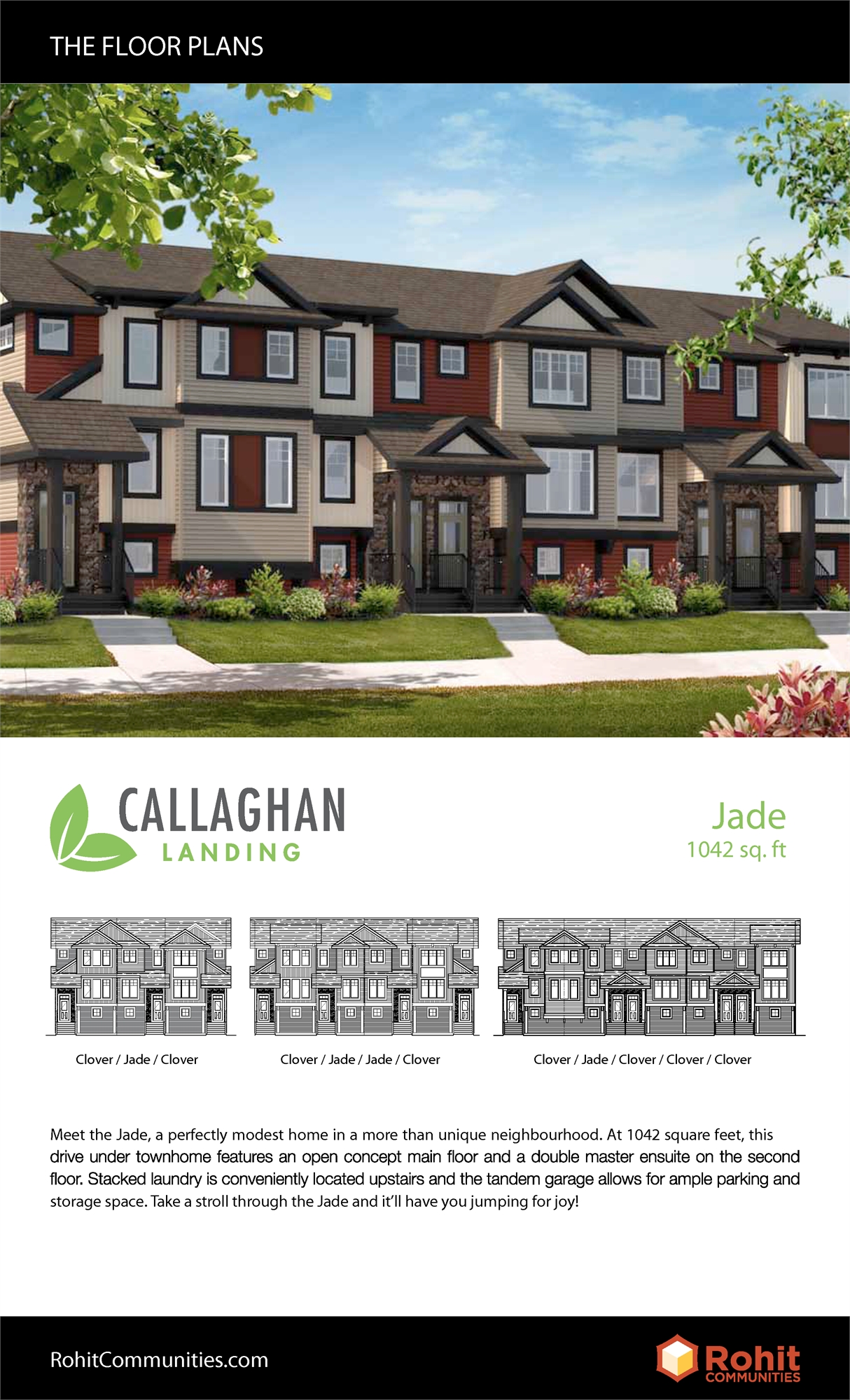 Callaghan Landing Phase 1 - Jade Floor Plan, Edmonton AB | Livabl
