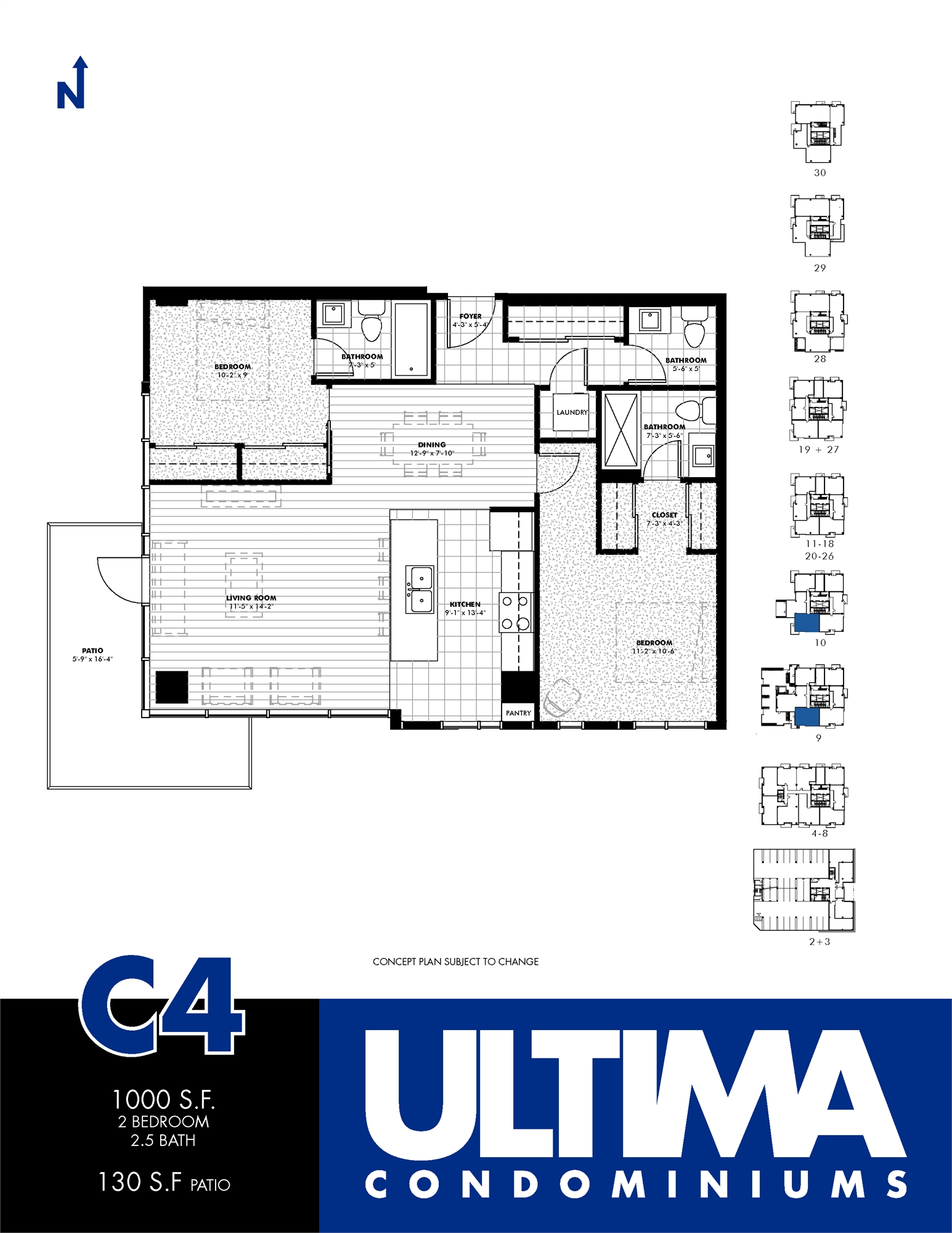 Ultima Condos | C4 | Floor Plans and Pricing