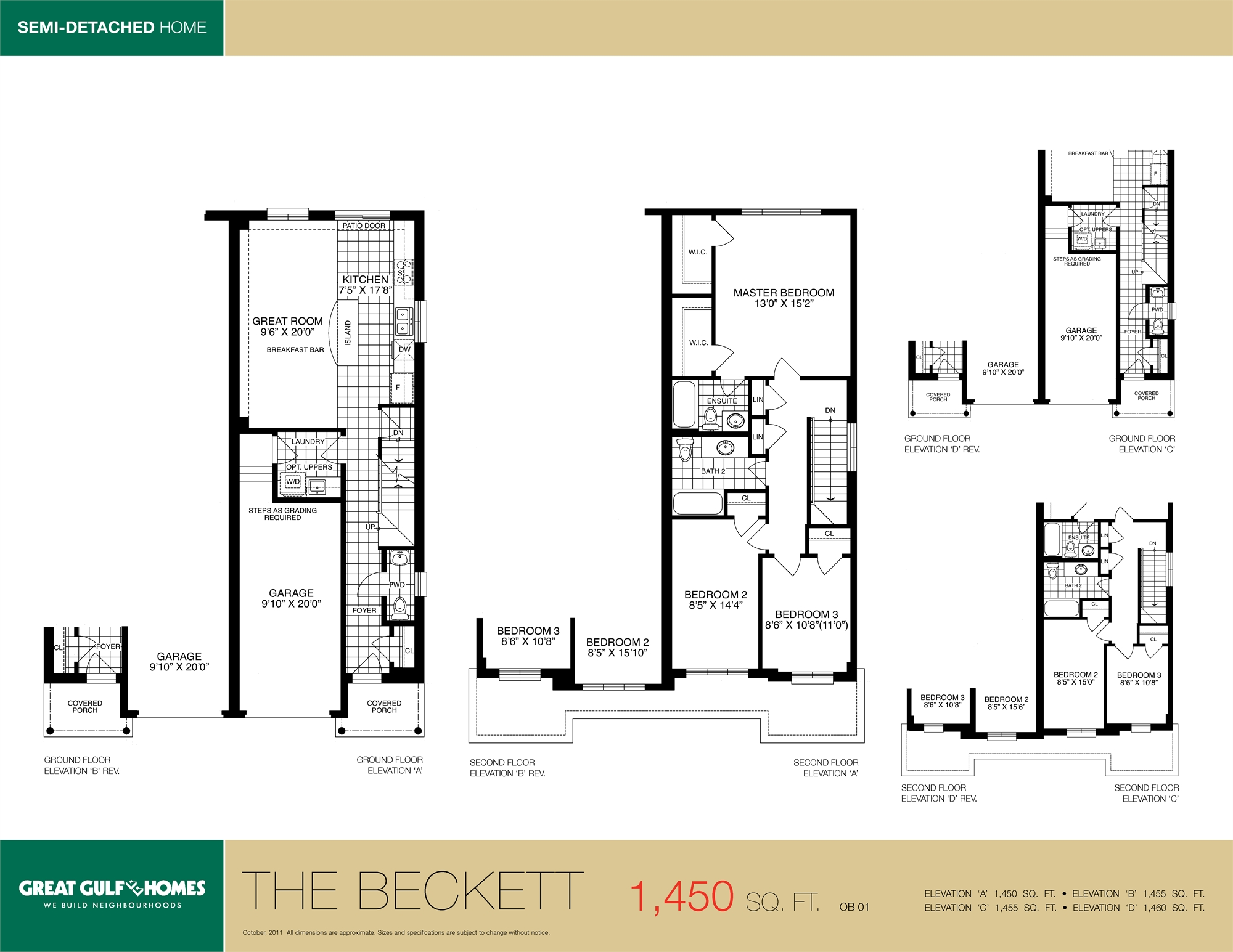 Stonecrest - The Beckett Floor Plan, Oshawa ON | Livabl