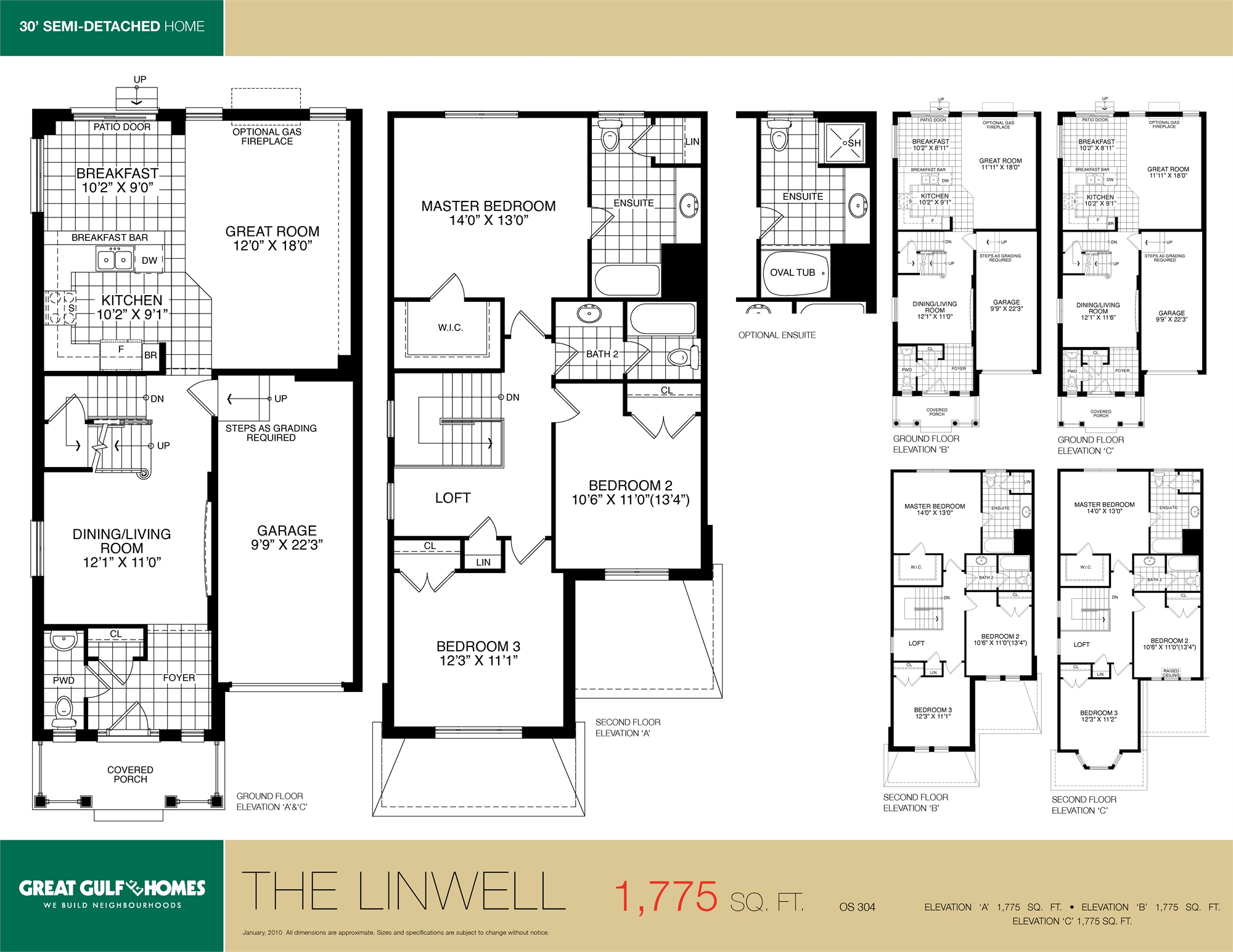 Stonecrest - The Linwell Floor Plan, Oshawa ON | Livabl