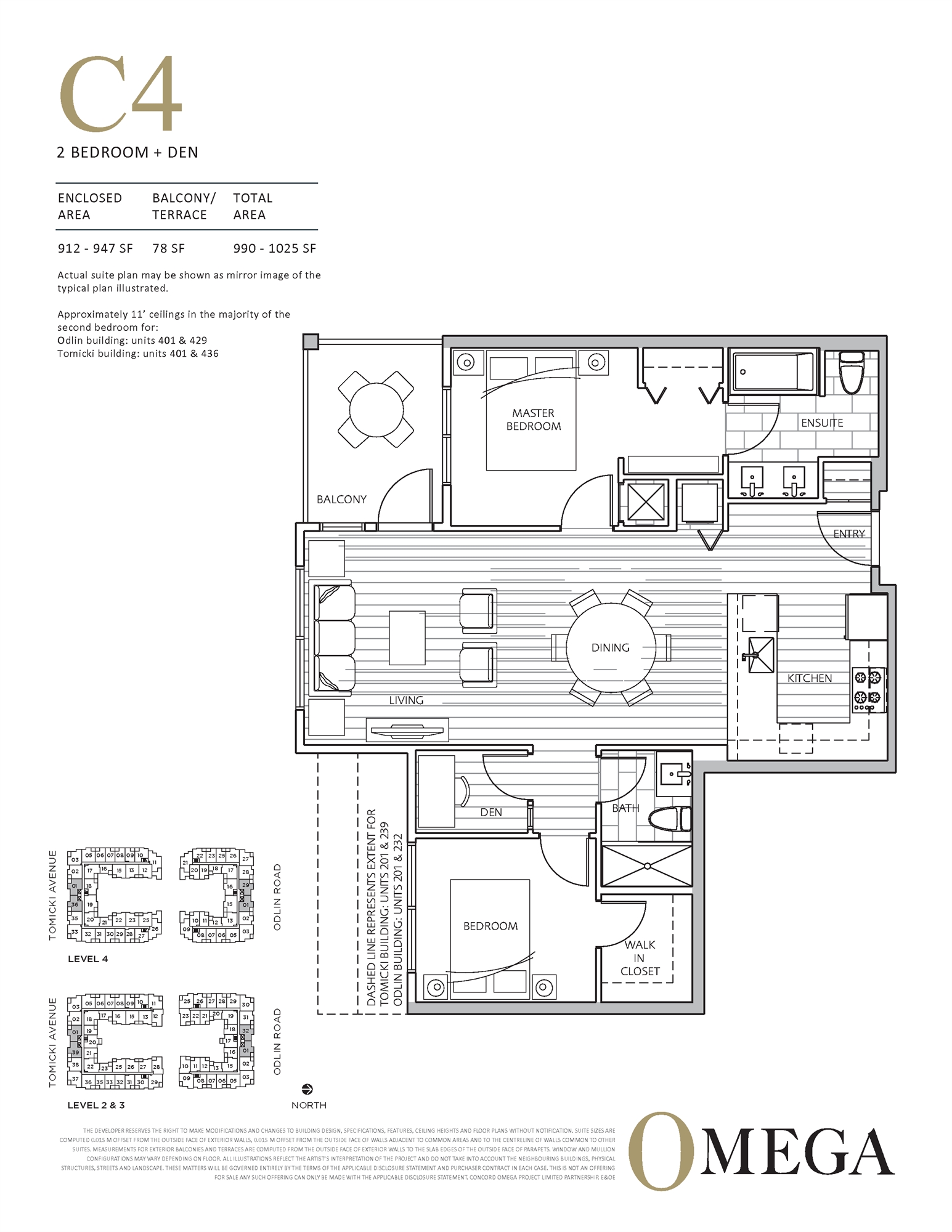OMEGA Condos - C4 Floor Plan, Richmond BC | Livabl