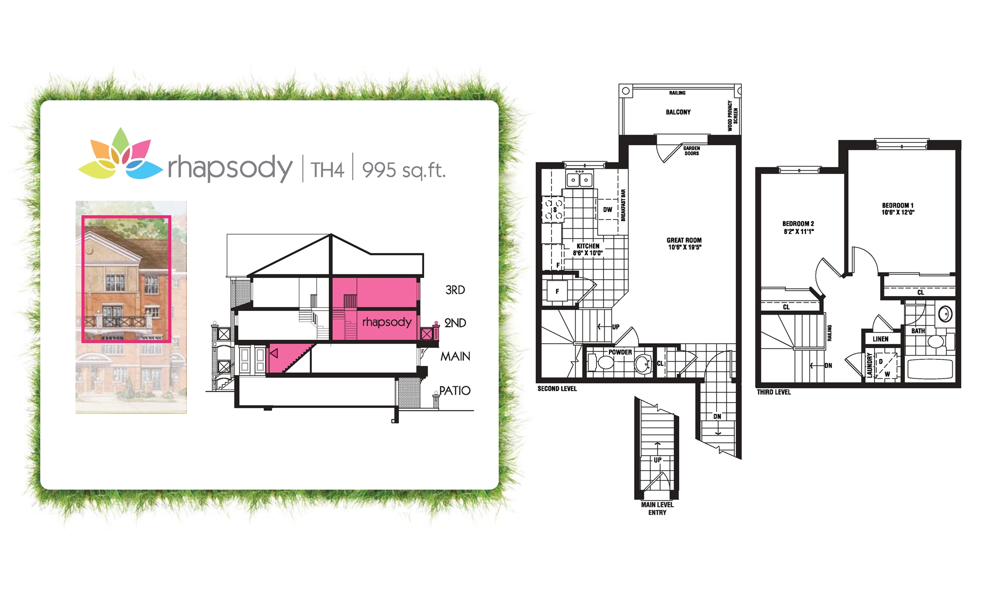 Waterlilies Phase 2 - Rhapsody Floor Plan, Oakville ON | Livabl