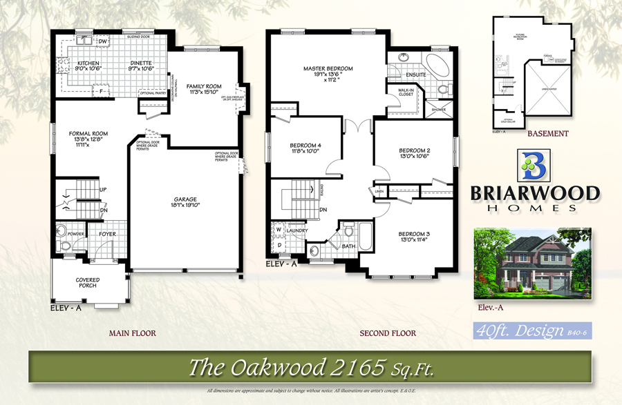 Briarwood Estates by Briarwood Homes | Oakwood | Floor Plans and Pricing