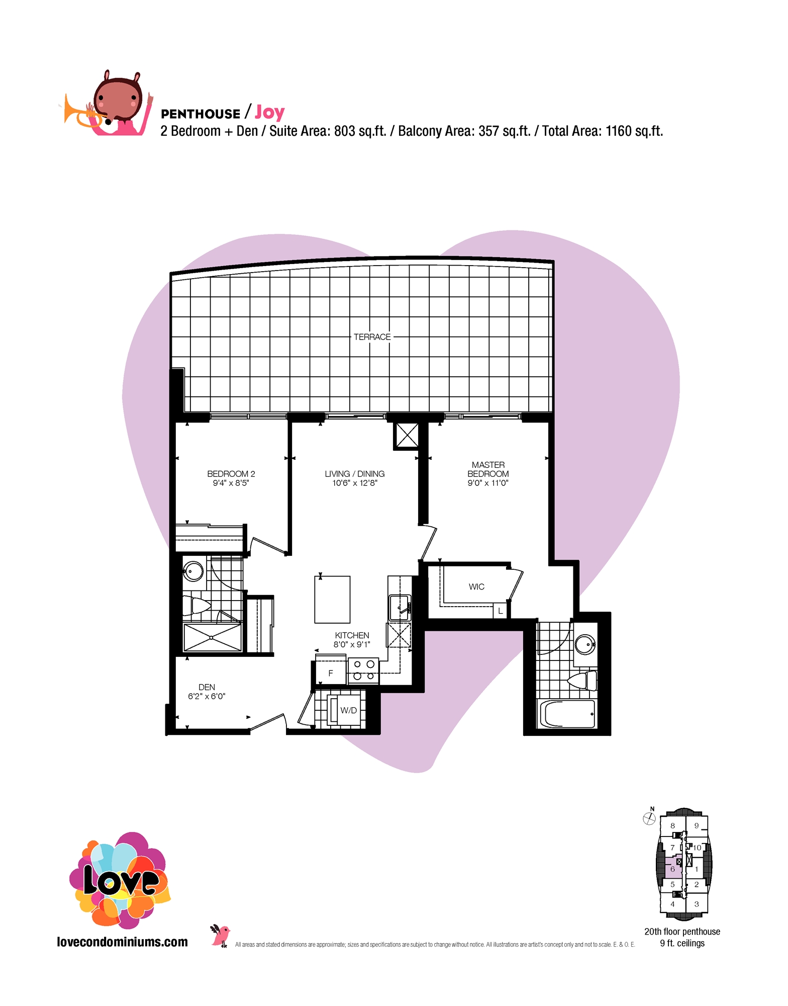 Love Condos | Joy | Floor Plans and Pricing