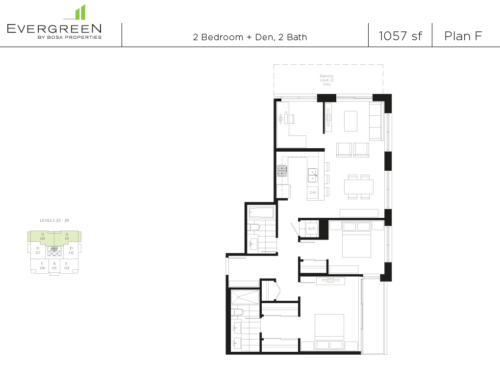 Evergreen by Bosa Properties - G Floor Plan, Coquitlam BC | Livabl