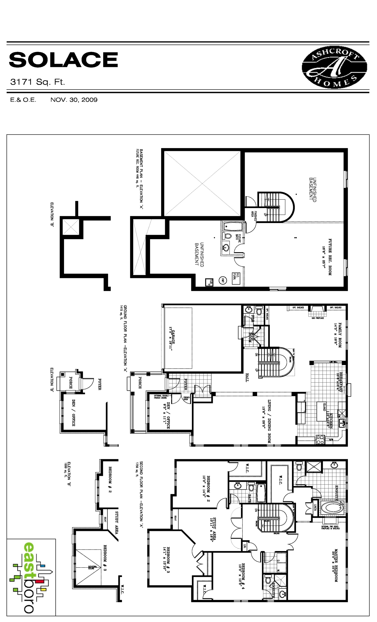 Eastboro Phase 1 | Solace | Floor Plans and Pricing