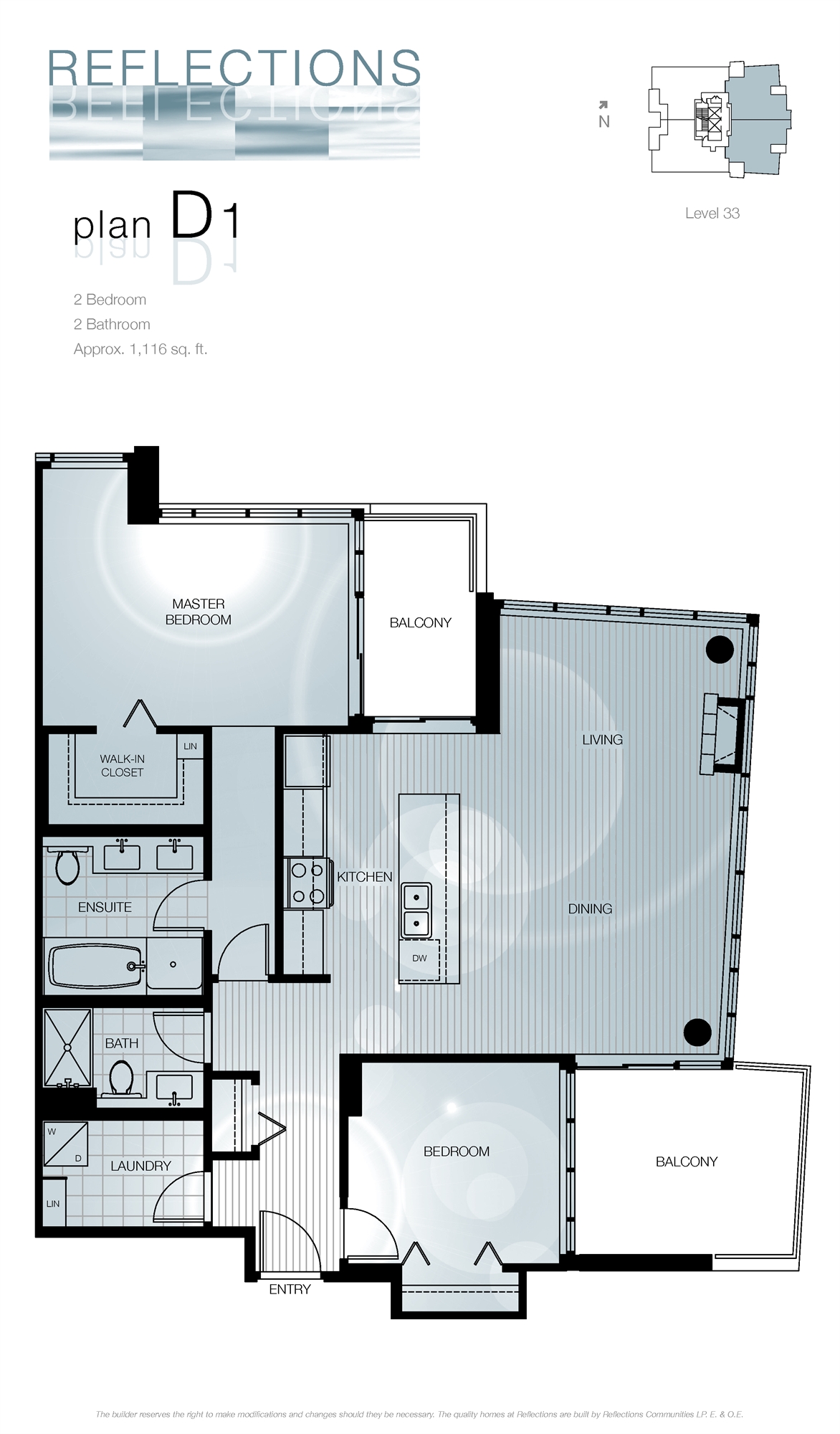Reflections in Burnaby - D1 Floor Plan, Burnaby BC | Livabl