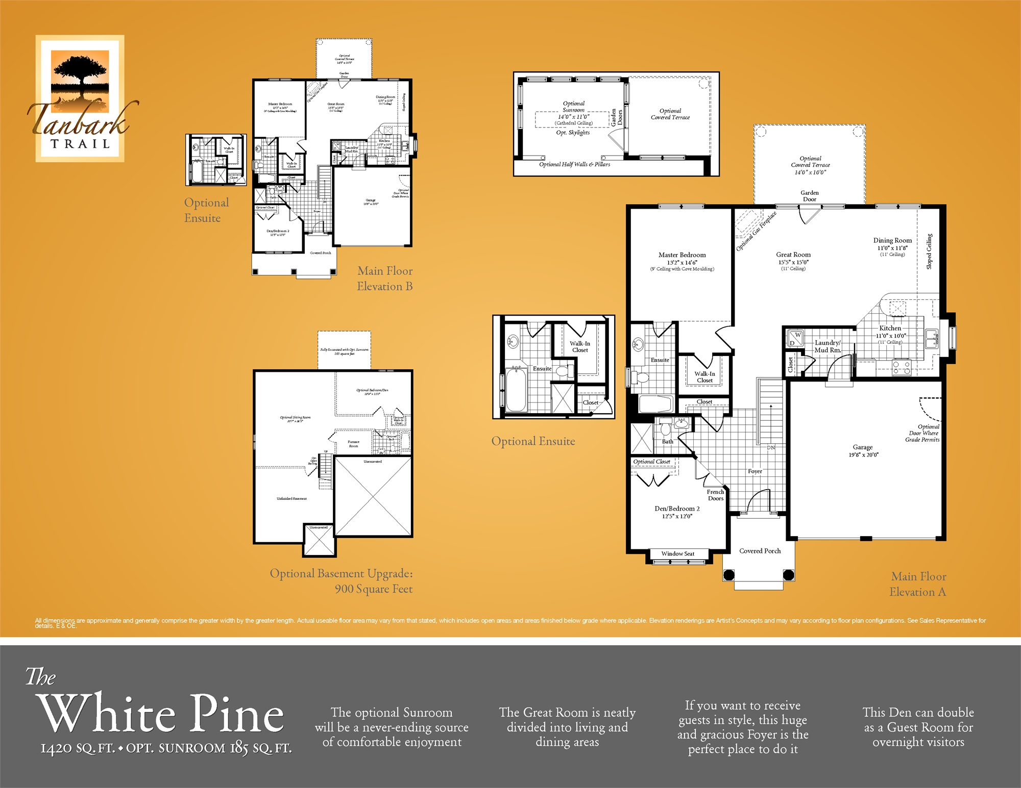Tanbark Trail - White Pine Floor Plan, Niagara-on-the-Lake ON | Livabl