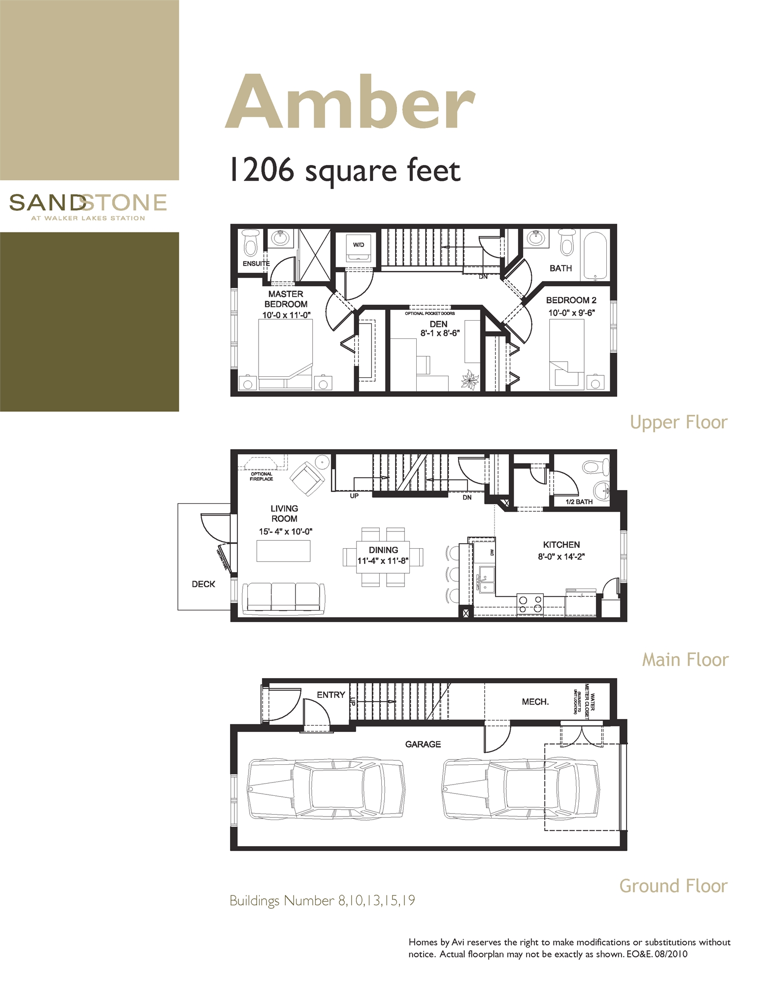 Sandstone at Walker Lake Station | Amber | Floor Plans and Pricing