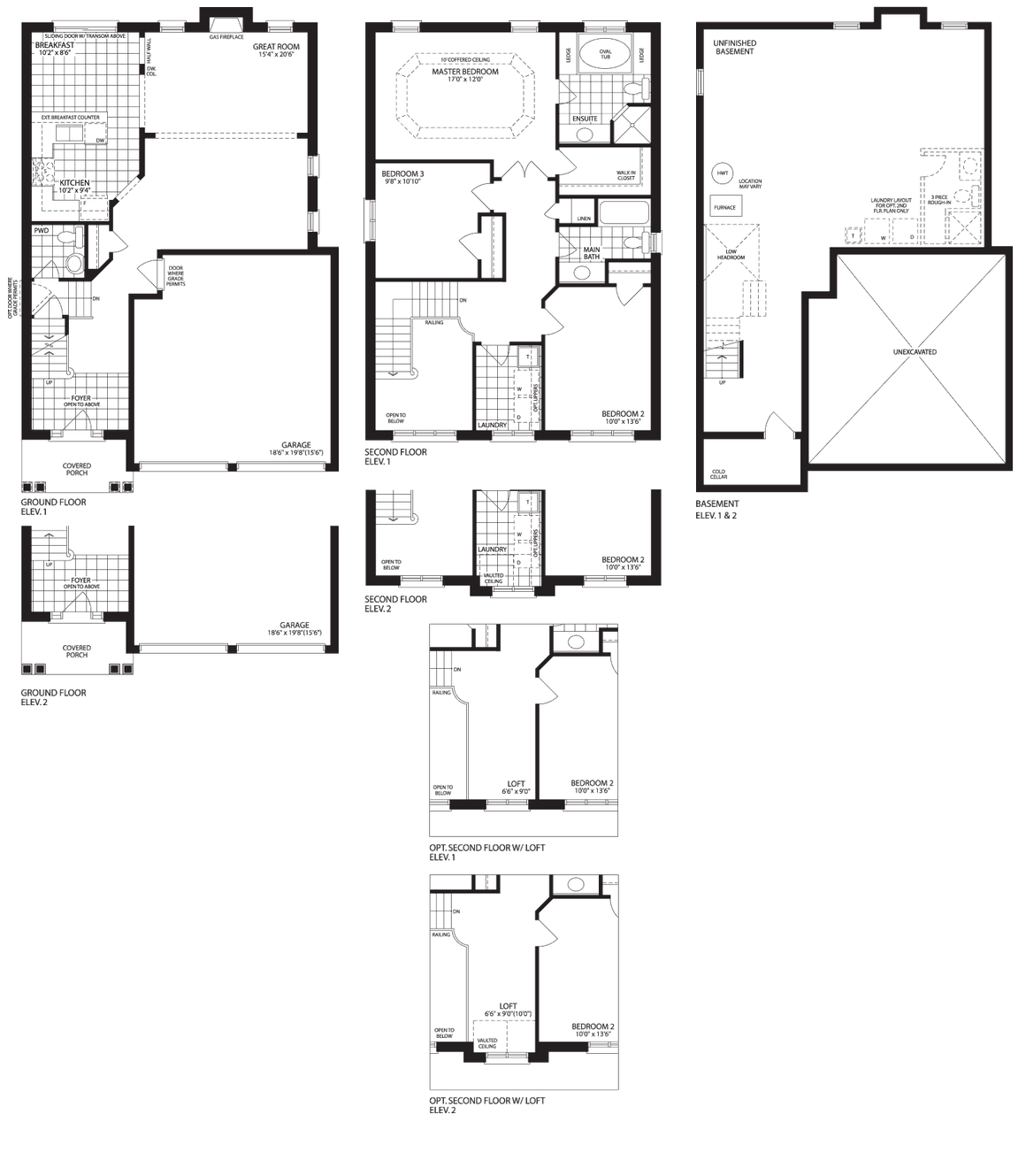 Ravines Crossing in Brampton - The Dublin Floor Plan, Brampton ON | Livabl