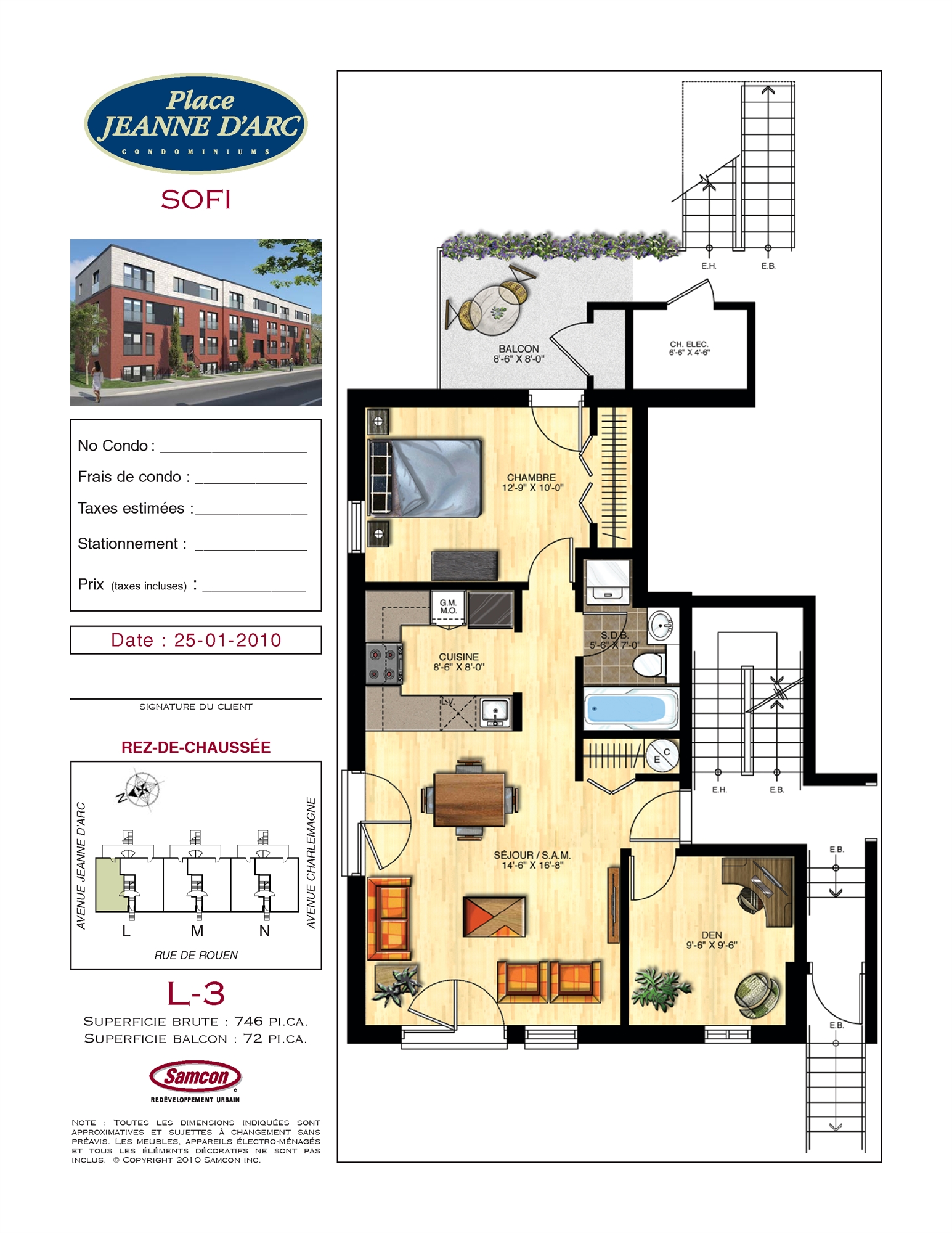 Place Jeanne d'Arc, phase rue Charlemagne | Sofi | Floor Plans and Pricing
