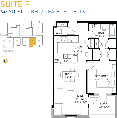 Ten Mount Royal | F | Floor Plans and Pricing