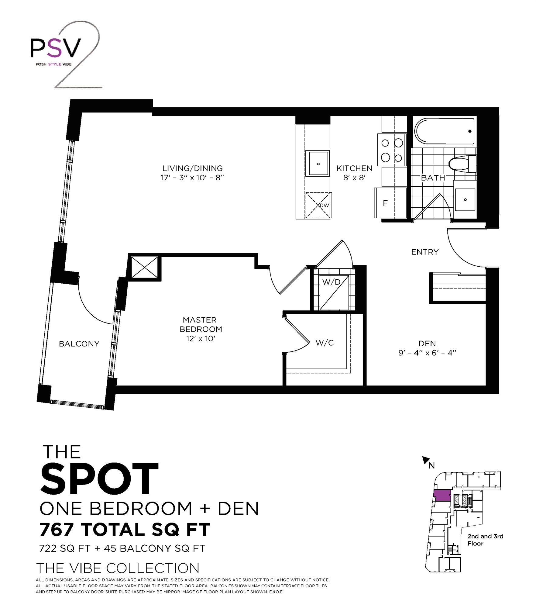 PSV2 - Spot Floor Plan, Mississauga ON | Livabl