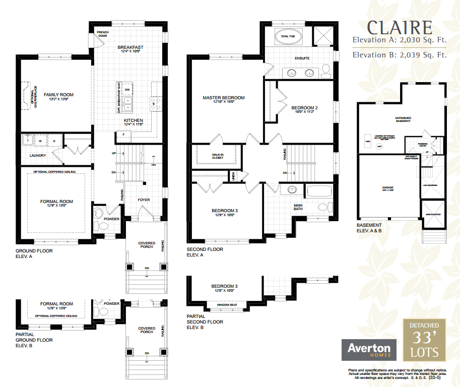 Victoria Highlands | Claire | Floor Plans and Pricing