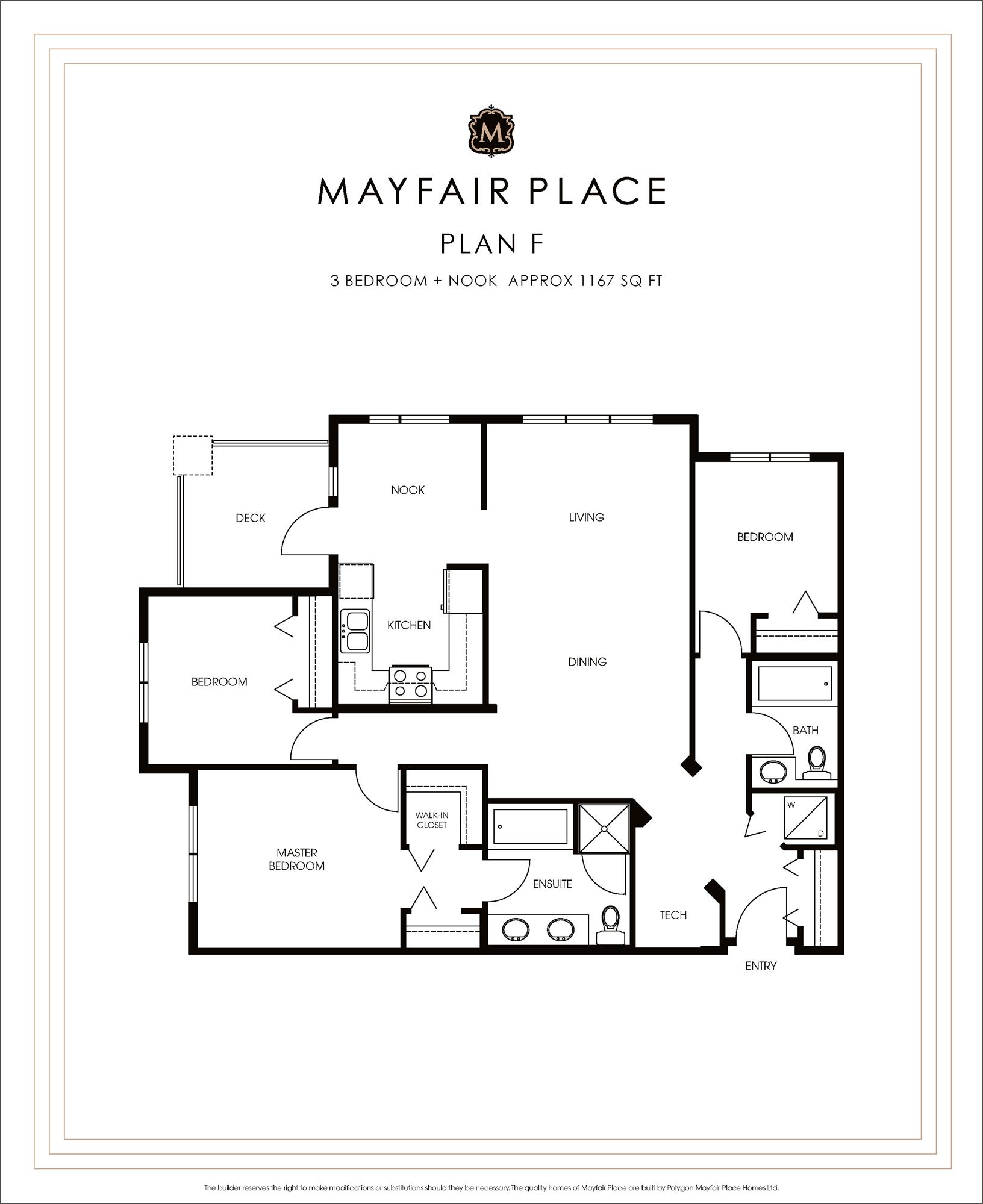 Mayfair Place | Plan F | Floor Plans and Pricing