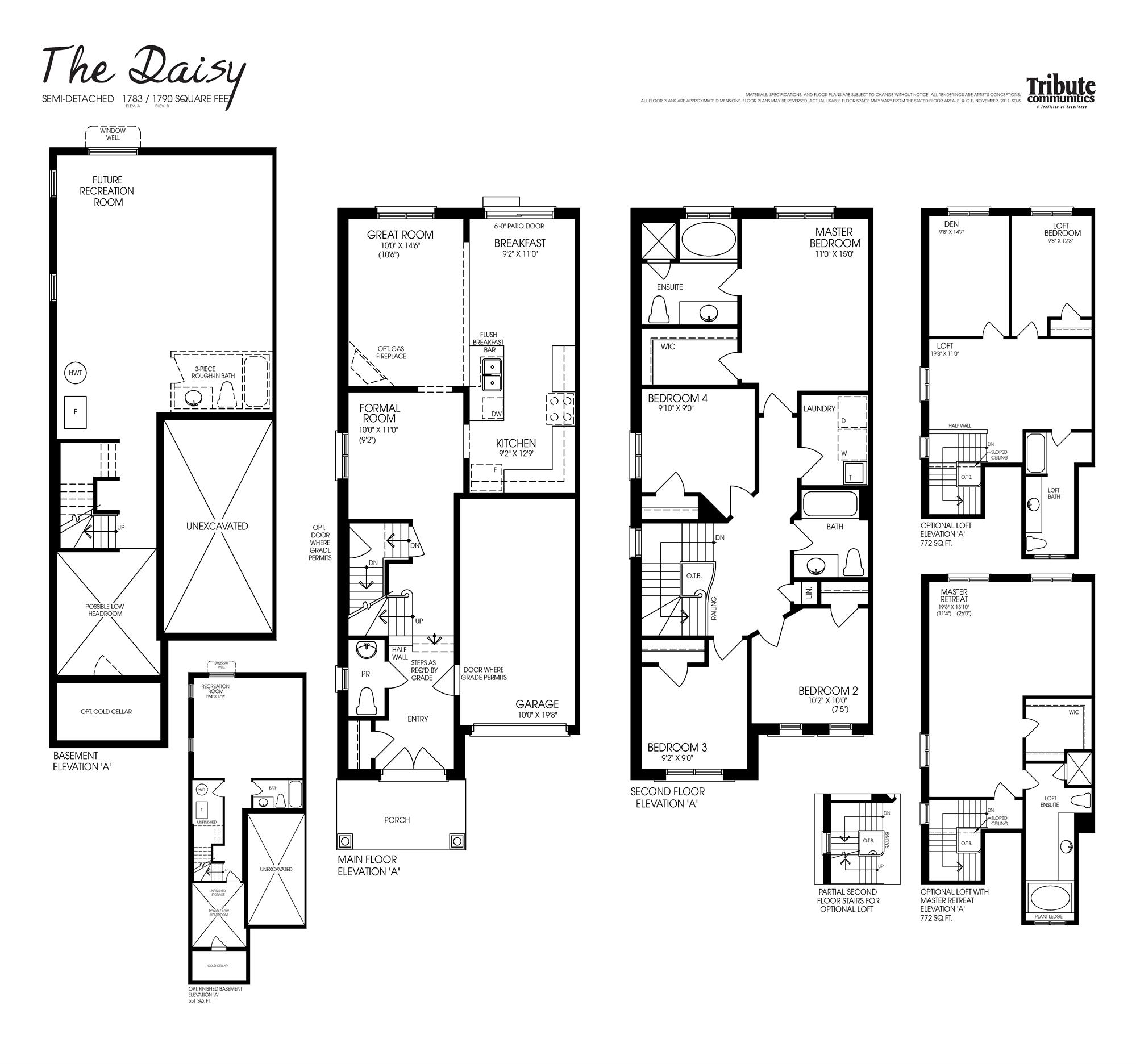 Landscapes of Sandringham Community | The Daisy | Floor Plans and Pricing