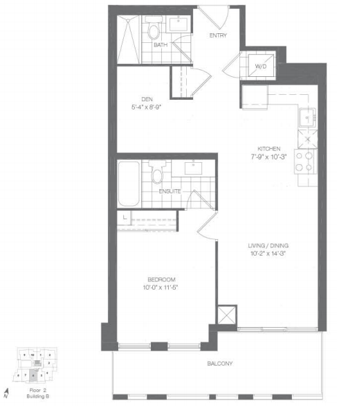 Park Towers Condominiums at IQ - St. James Park Floor Plan, Toronto ON ...