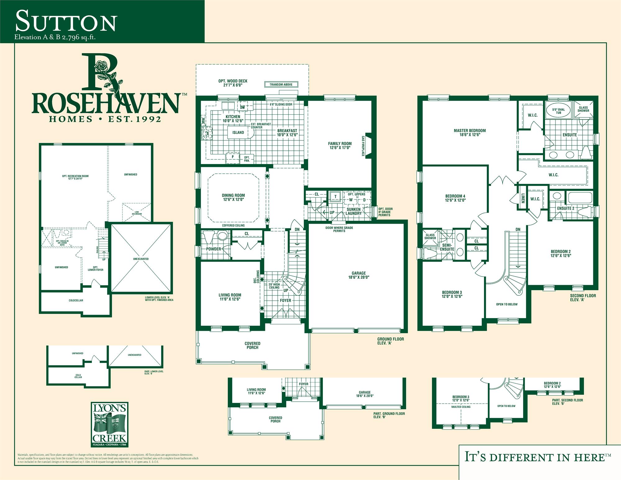 Lyon's Creek by Rosehaven Homes | Sutton | Floor Plans and Pricing