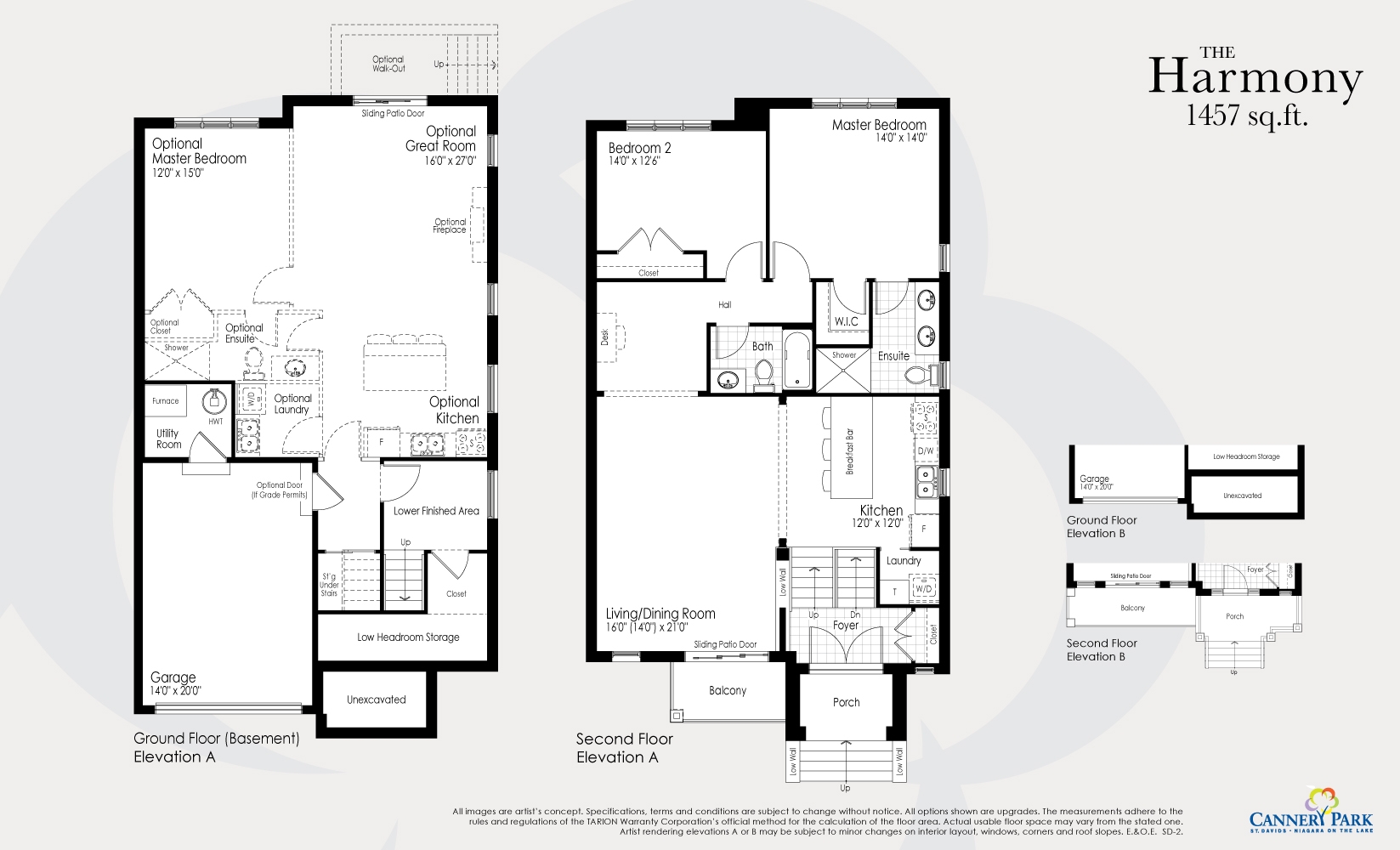 Cannery Park | The Harmony | Floor Plans and Pricing