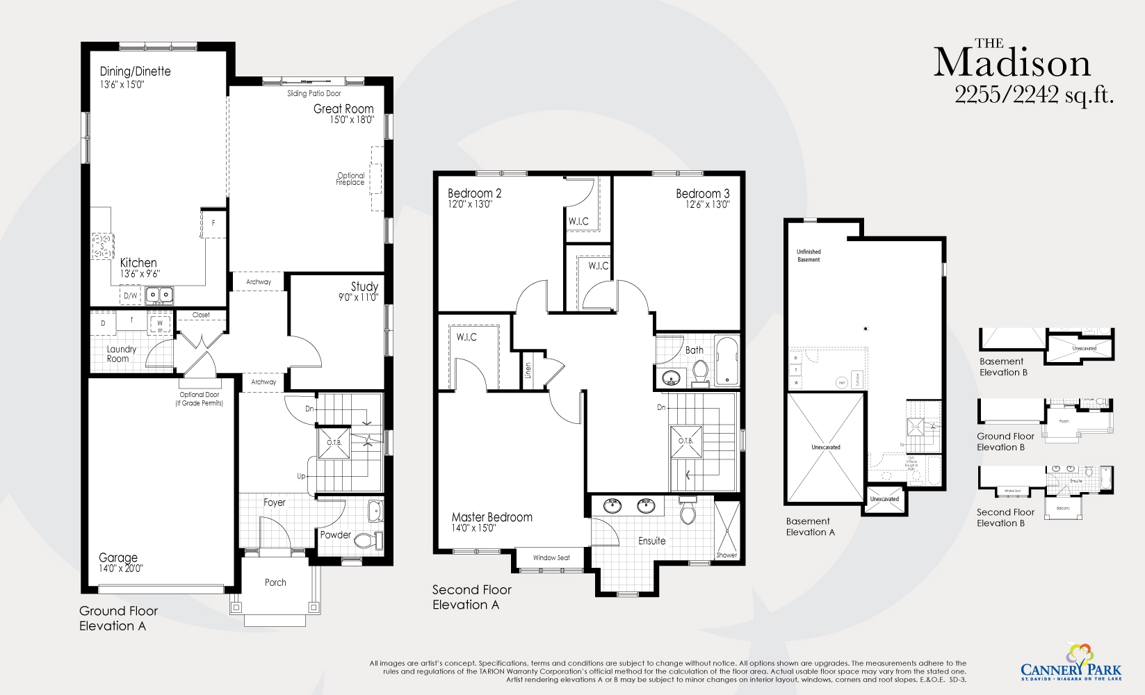 Cannery Park - The Madison Floor Plan, Niagara-on-the-Lake ON | Livabl