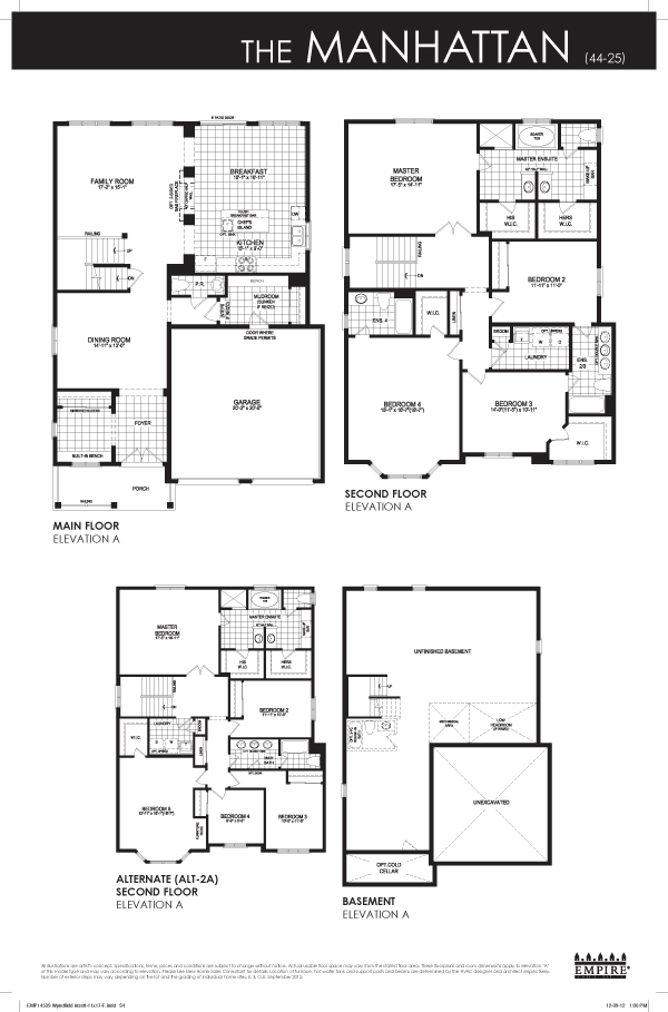 Summerlea The Manhattan Floor Plans And Pricing