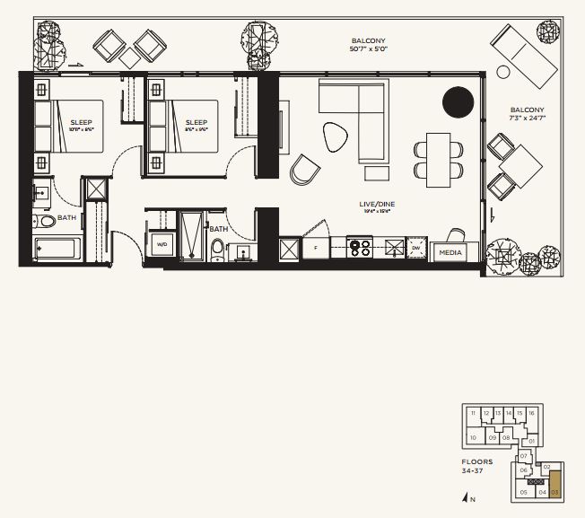 Twenty Lombard | Union | Floor Plans and Pricing