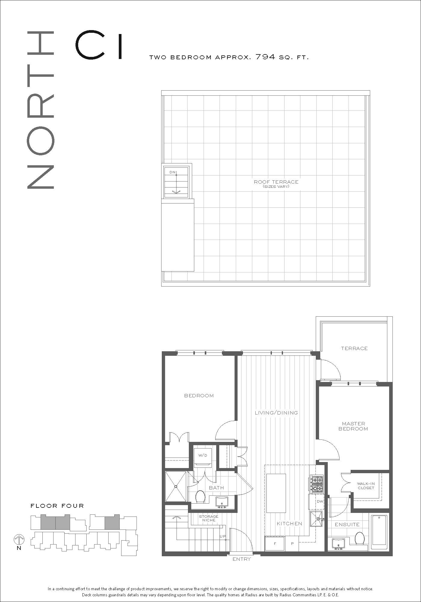 Radius Condos | C1 | Floor Plans and Pricing