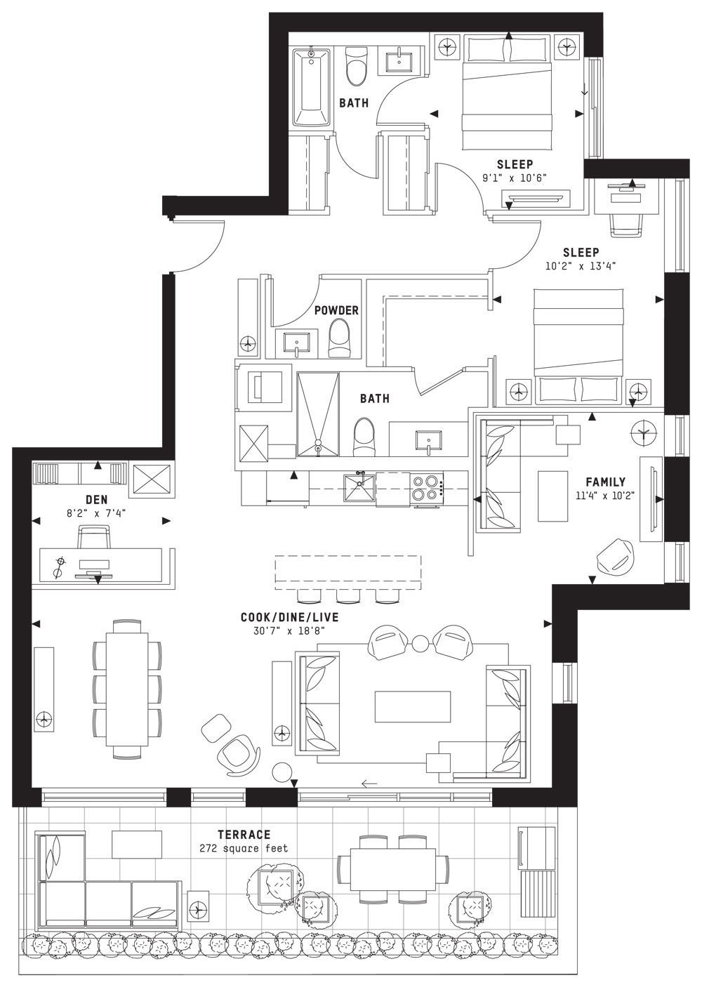 DUKE Condos - 3D Floor Plan, Toronto ON | Livabl