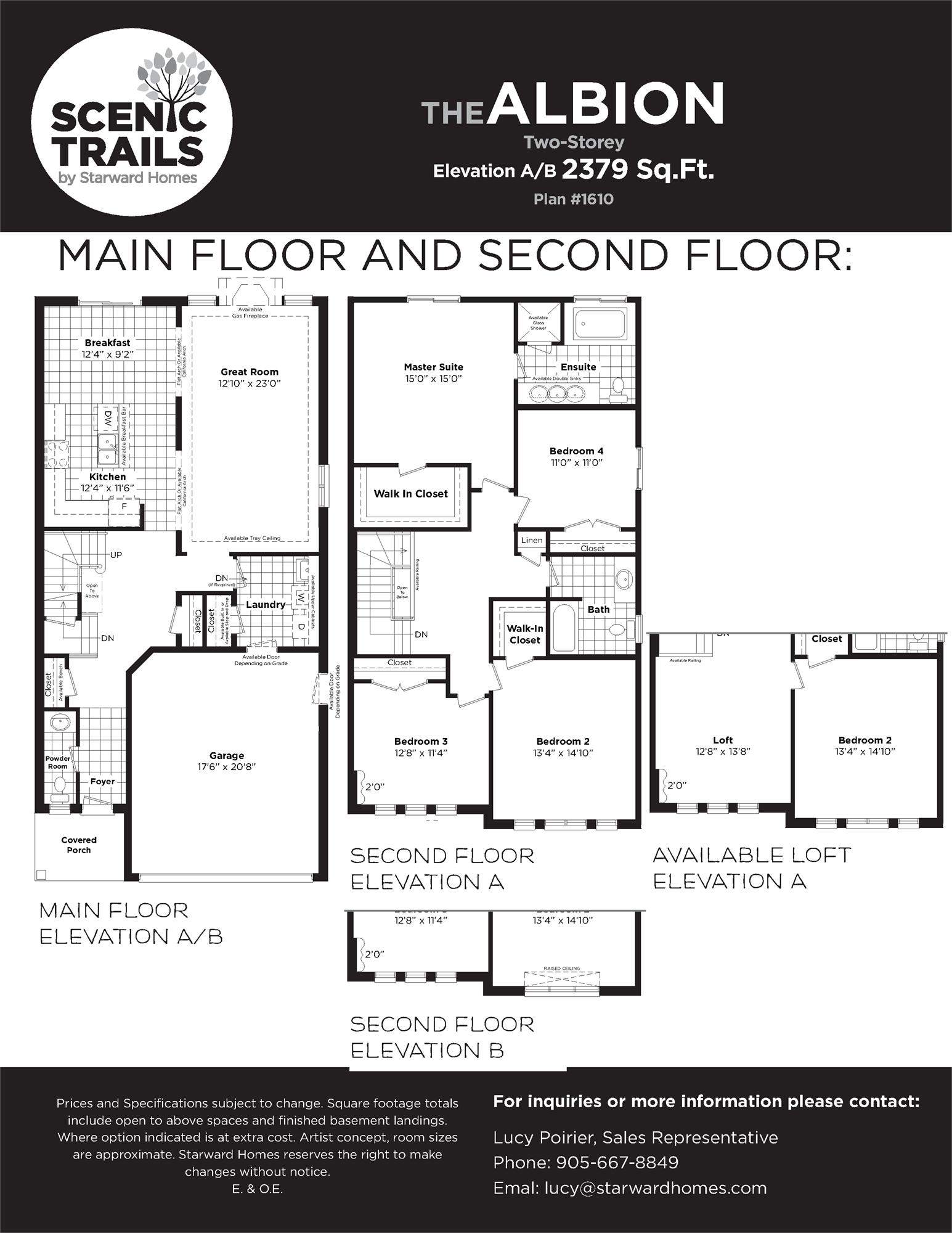 Scenic Trails | Albion | Floor Plans and Pricing