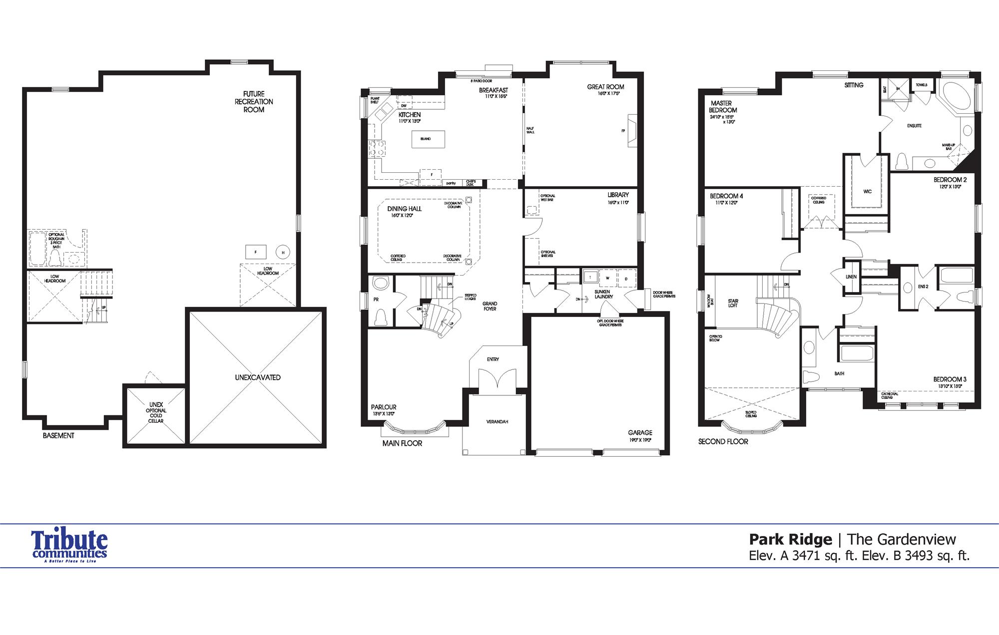Park Ridge - The Gardenview Floor Plan, Oshawa ON | Livabl